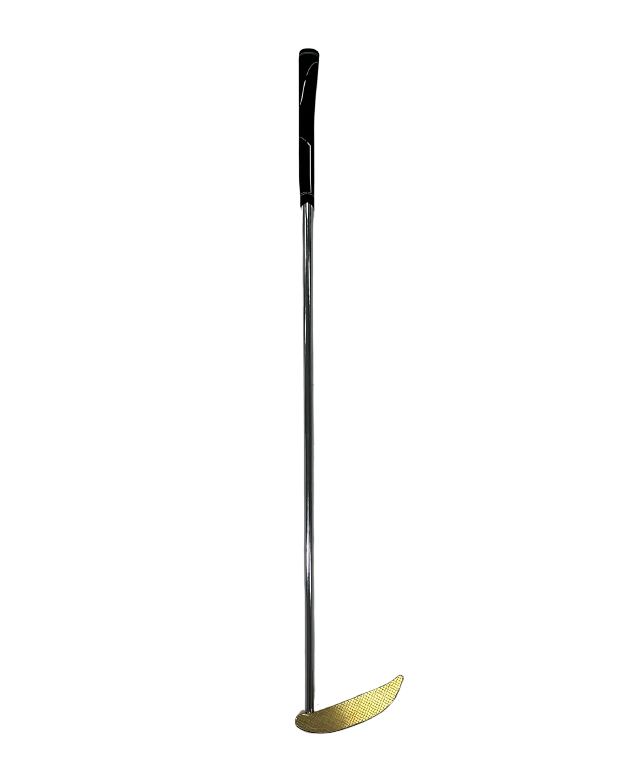 The Scythe - Black Grip, Chrome Shaft & Brass Head – Reaper Golf